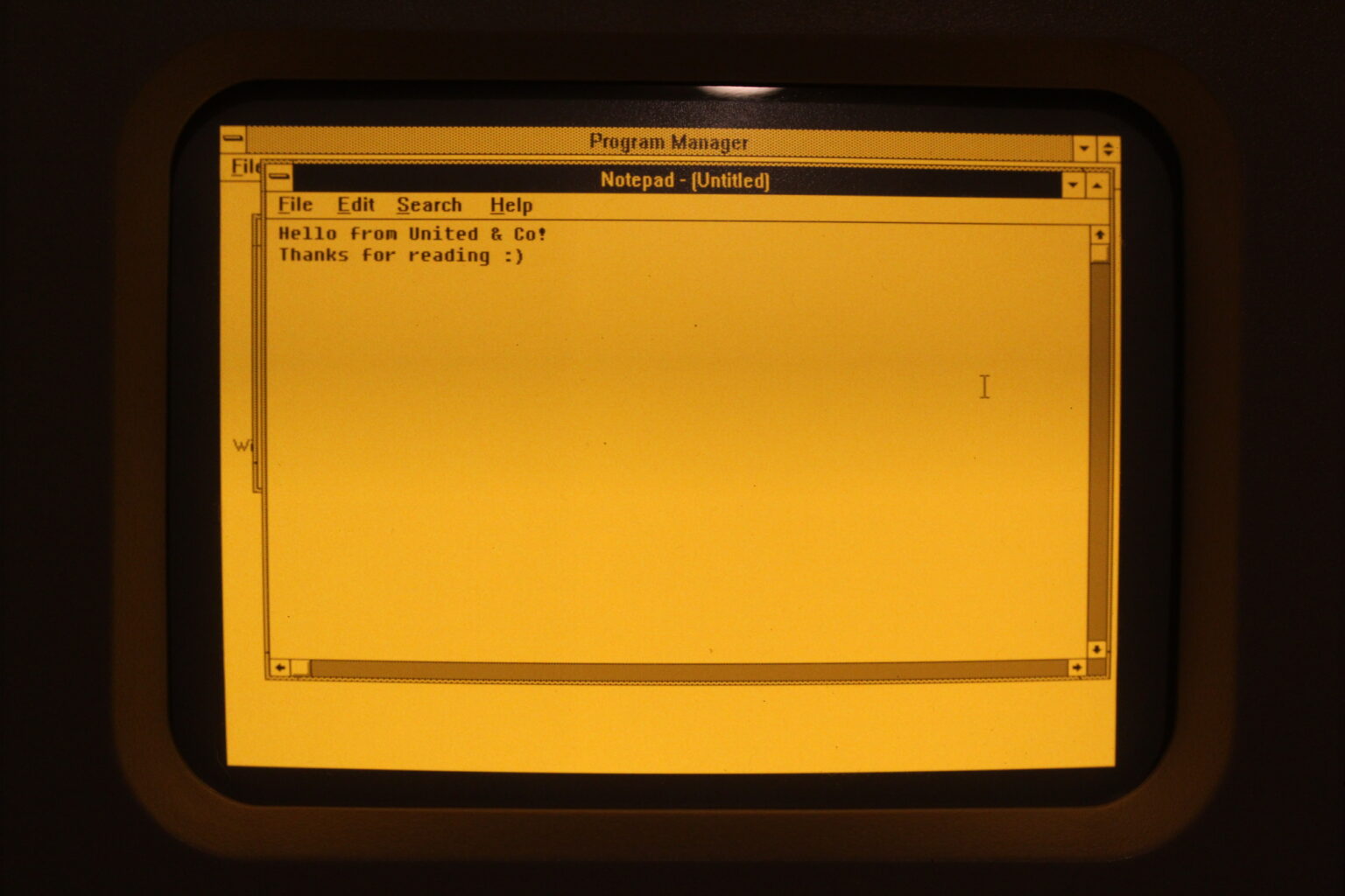 A CRT inside your PC: STS Tecom amber monitor showcase - United & Co